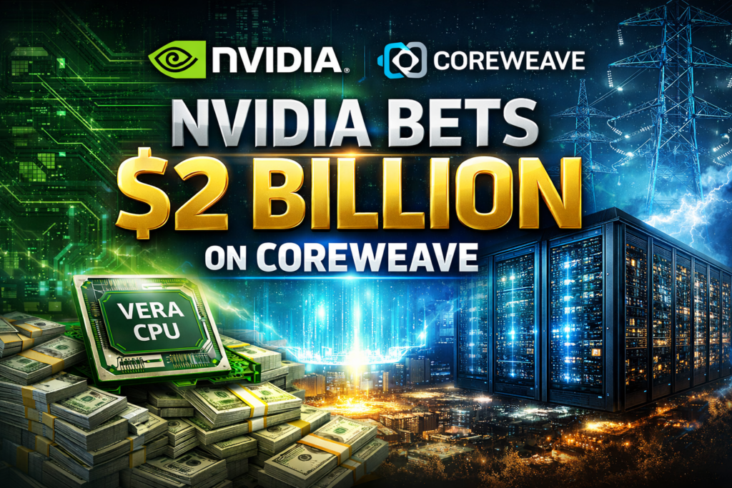 Nvidia Bets $2 Billion on CoreWeave: The AI Infrastructure War Is ...